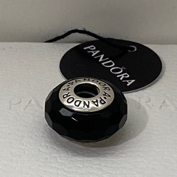 Pandora | Jewelry | Black Pandora Murano Glass Halloween Charm 7969 ...